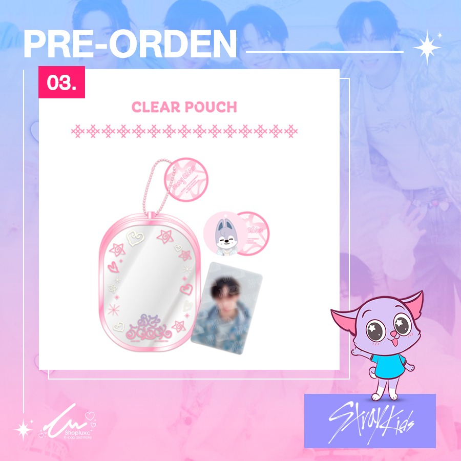 [Pre-orden] Stray Kids 5TH FANMEETING SKZ 5’CLOCK [03. CLEAR POUCH ...